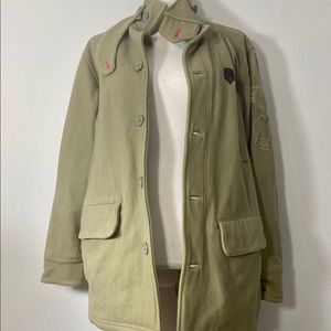 DC | Jackets & Coats | Dc Fatigue Green Military Style Jacket | Poshmark